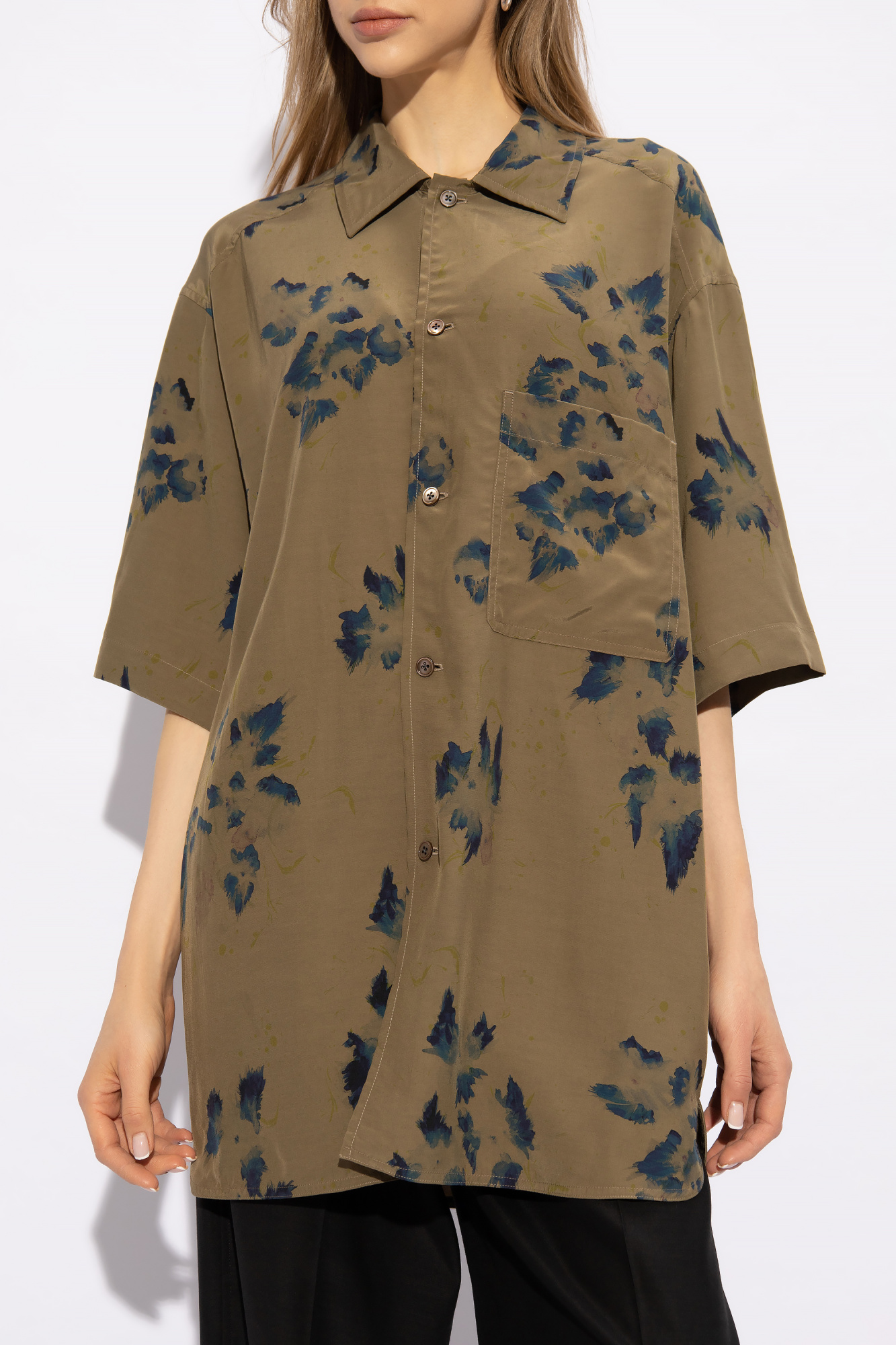 Women's Clothing | Lemaire Floral Pattern Shirt | M01 Women's Clothing | Lemaire Floral Pattern Shirt | M01